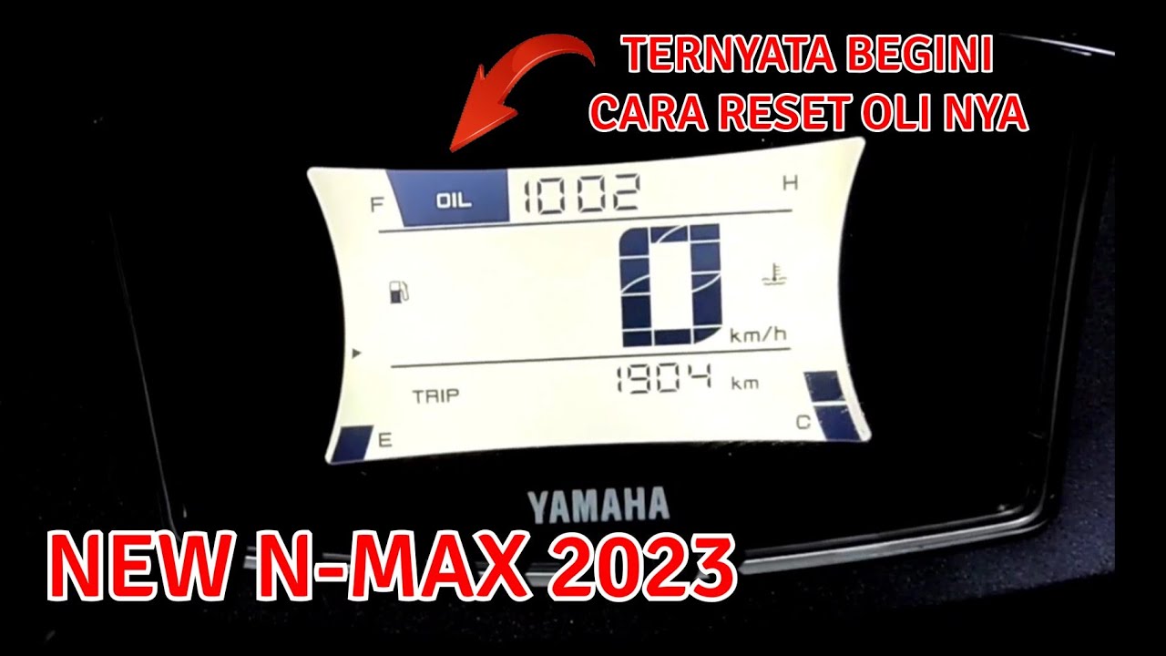 CARA RESET OLI CHANGE YAMAHA N MAX 2023 | YAMAHA | RESET SPEEDO N MAX ...