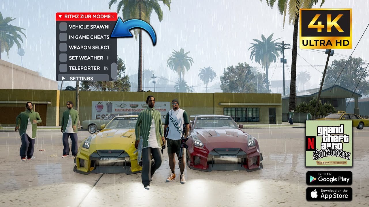 🔥 GTA SA Definitive Edition with Ultra HD GFX & PC Settings | New Cars ...