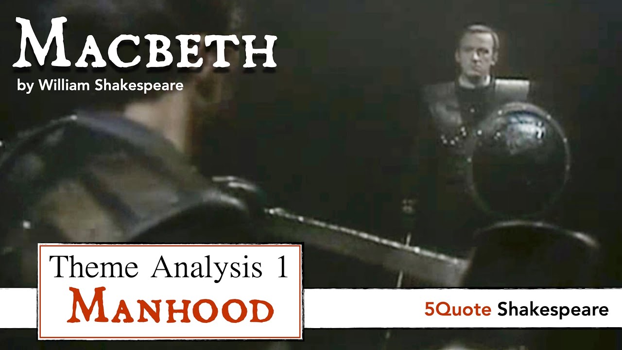 Macbeth Theme Analysis 1: The Manhood Question - YouTube