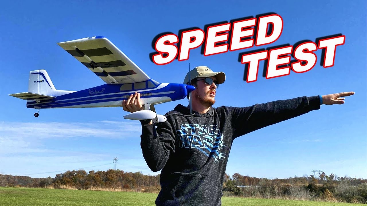 FASTER Than You'd Think! - RC Plane GPS Speed Test - E-flite Valiant ...