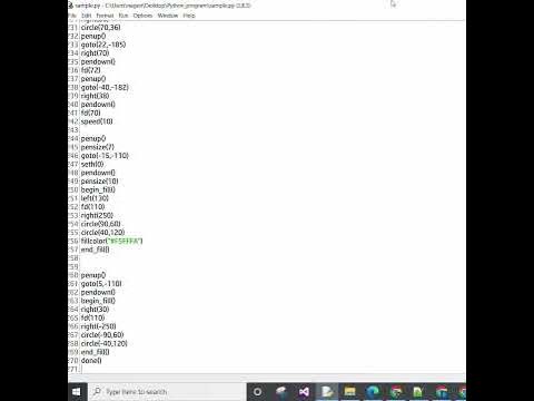 How to draw SpiderMan logo using python turtle graphic - YouTube