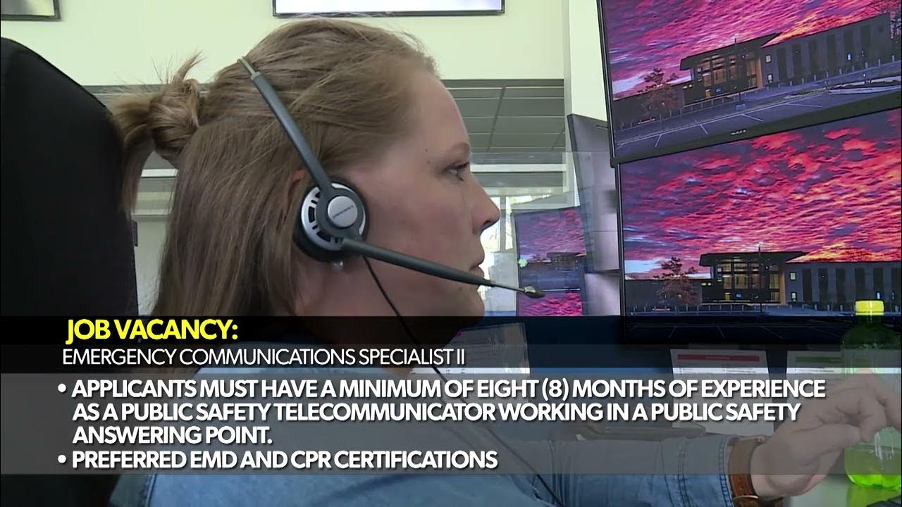 Murfreesboro Emergency Communications "We're Hiring" PSA-Emergency Communications Specialist II ...