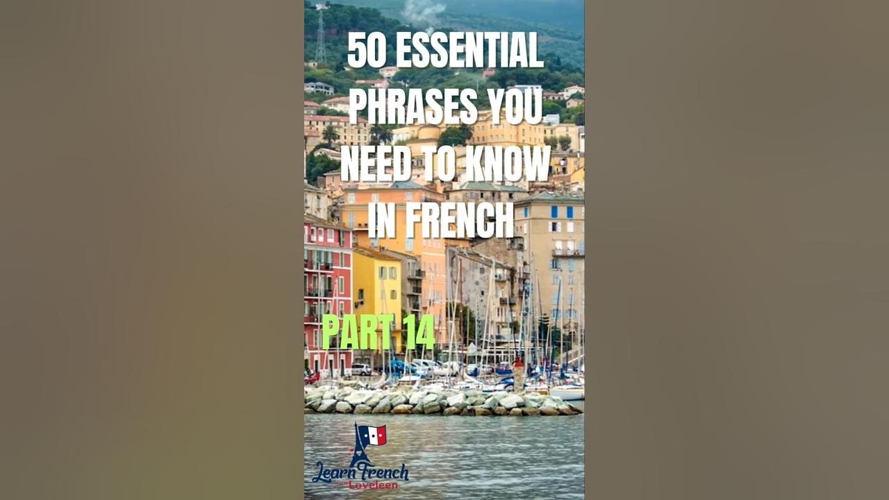50 Essential Phrases in FRENCH Part 14 Must watch those who want to ...