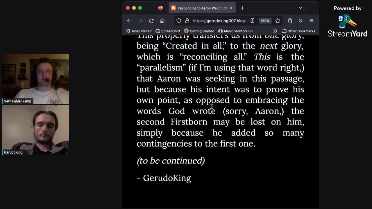 Responding to Aaron Welch (Christ's Preexistence Series, Part 3) with ...