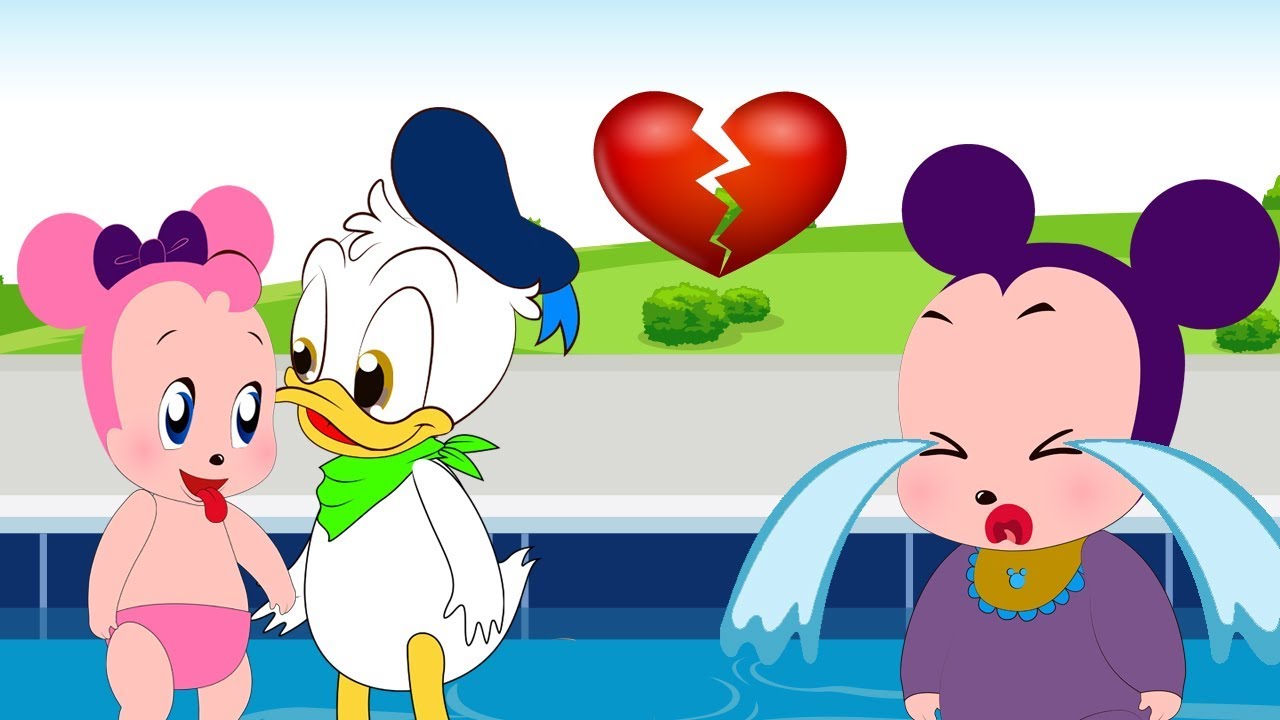 Mickey Mouse & Minnie Mouse Babies Lovesick Because Donald Duck - Fun ...