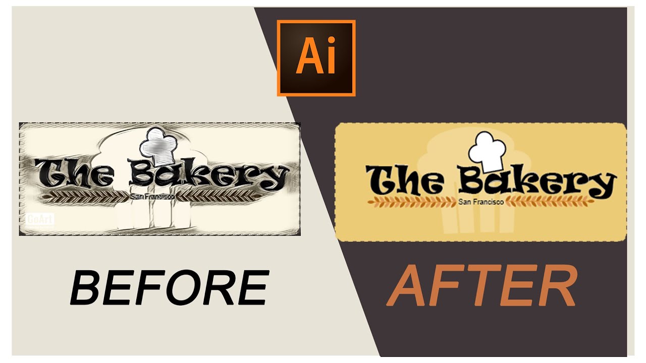 Designing a Bakery Logo in Adobe Illustrator | Step-by-Step Tutorial ...