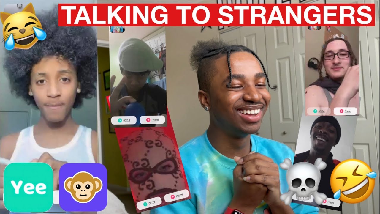 TALKING TO STRANGERS ON THE YEE/MONKEY APP! *HILARIOUS*🤣 - YouTube