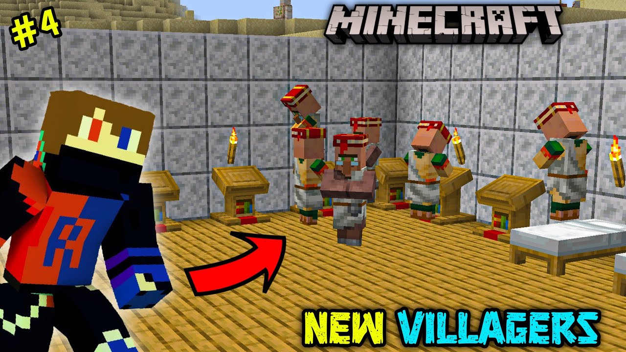 BRINGING VILLAGERS IN MY HOUSE ON MINECRAFT | JAVA EDITION SURVIVAL ...