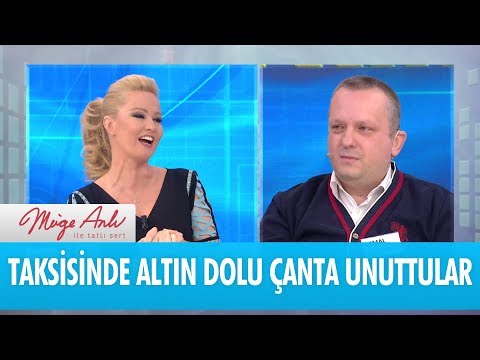 Taksisinde altın dolu çantasını unutan müşterilerini arıyor! - Müge Anlı İle Tatlı Sert 22 Ocak 2018