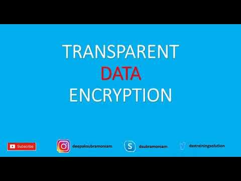 Database Encryption | Transparent Data Encryption | Part 1 | Tamil ...