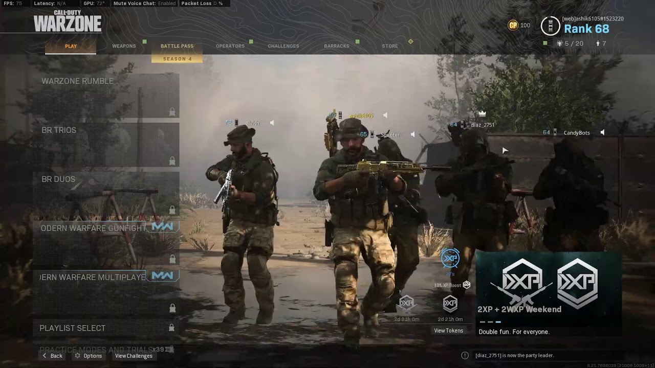 Unlocking free operators Modern Warfare: WARZONE free multiplayer ...