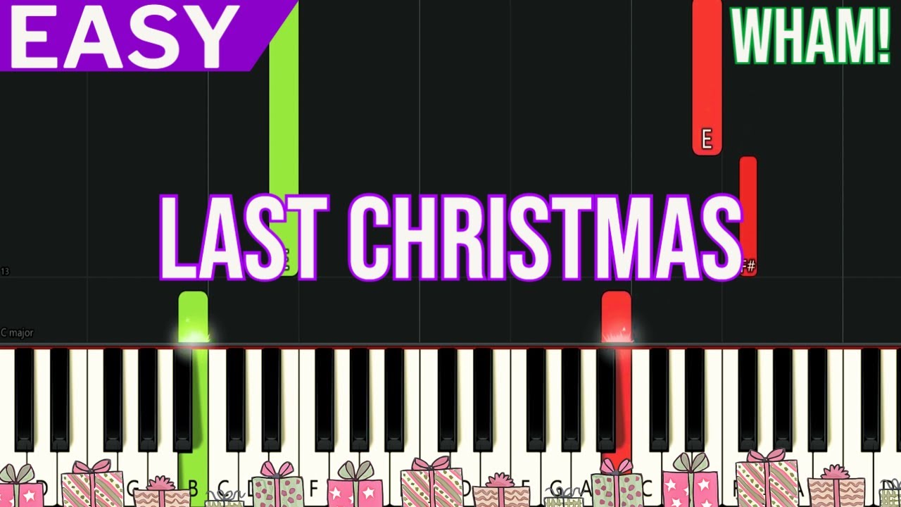 🎄WHAM! - Last Christmas | EASY Piano tutorial - YouTube