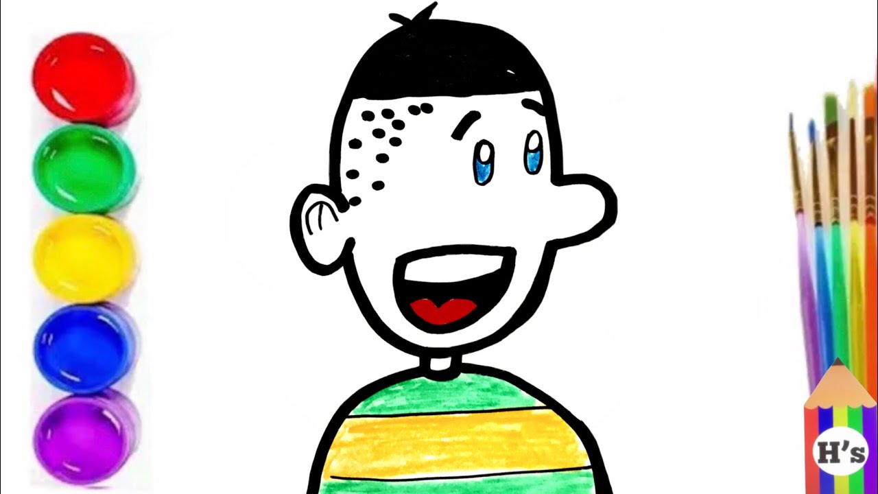 How To Draw a Cute Nephew | Bolalar uchun jiyanni rasm chizish ...