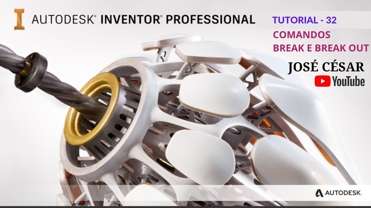 COMANDO BREAK e BREAK OUT - AUTODESK INVENTOR - TUTORIAL 32 - YouTube