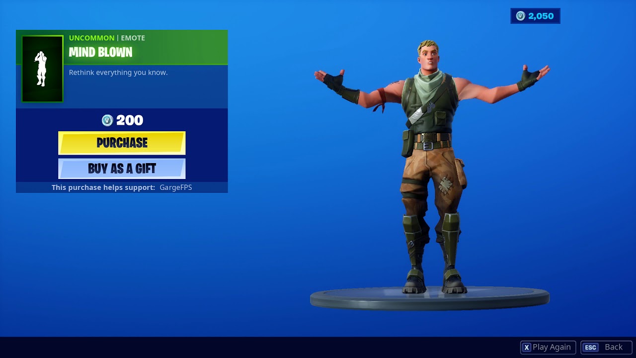 Fortnite Buying Flutter skin - YouTube