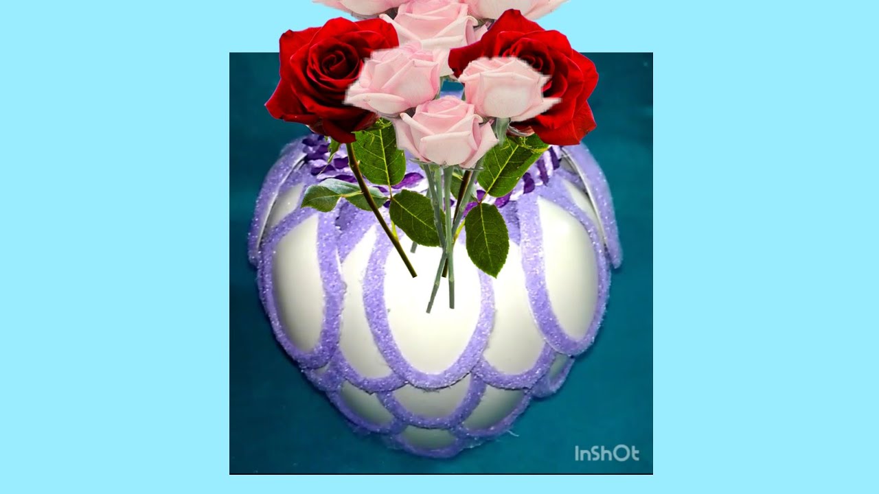 Pas bunga dari botol aqua dan sendok makan plastik - YouTube
