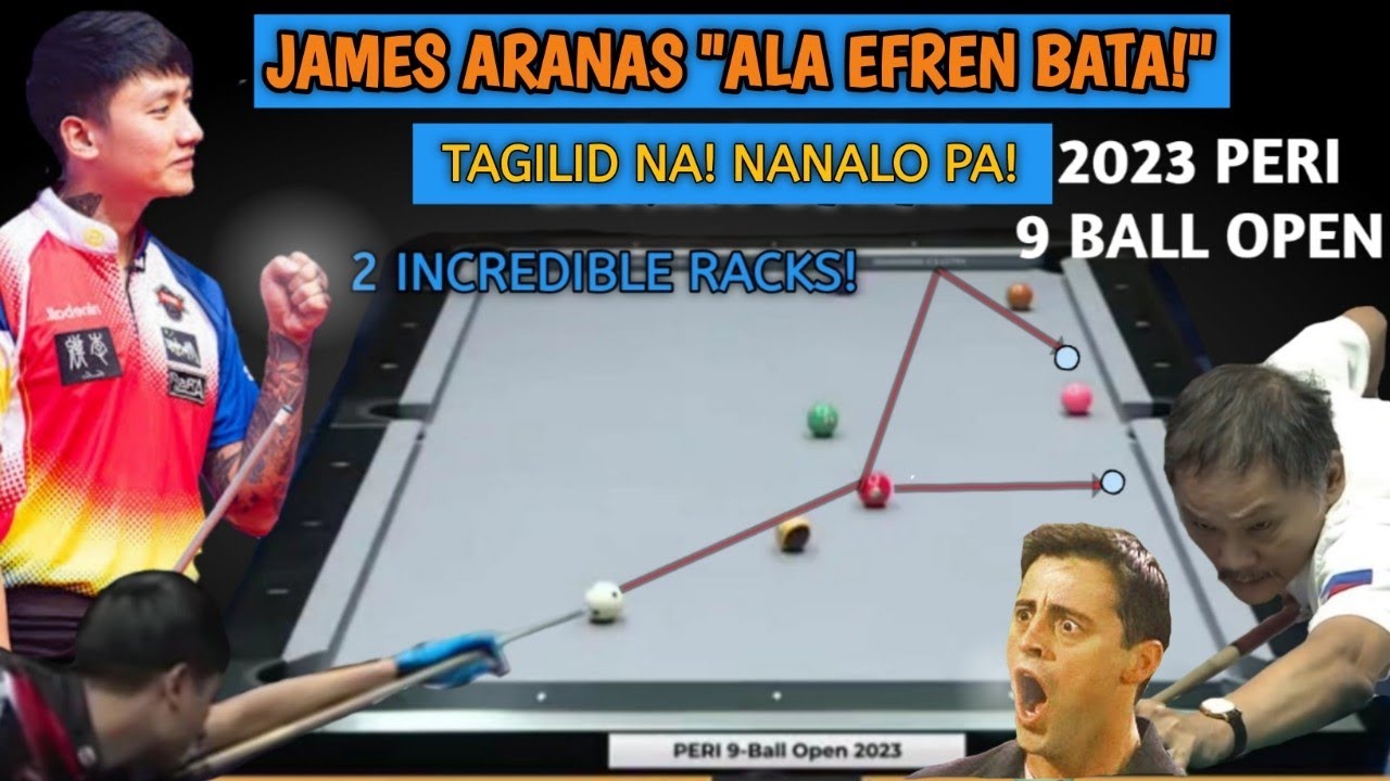 😲TAGILID NA! NANALO PA! 💪💪 JAMES ARANAS {PHI} PASOK NA SA SEMI-FINAL 🎱 ...