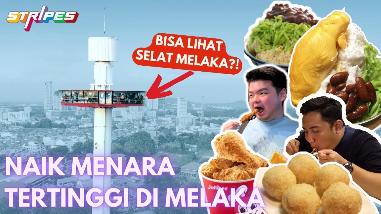 HELLO MELAKA TOWER 🇲🇾‼ KULINER TERBAIK DI MALACCA⁉ RICE BALL, MAKANAN ...