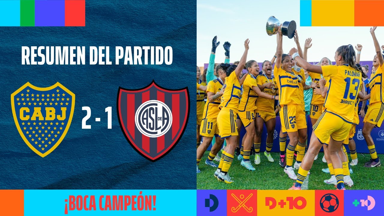 ¡BOCA CAMPEÓN DE LA COPA FEDERAL! | Boca 2 - 1 San Lorenzo | Final ...