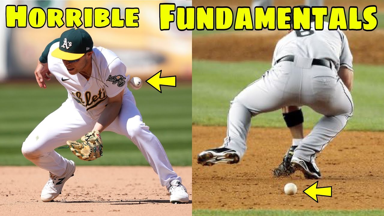 MLB Bad Fundamentals Errors - YouTube