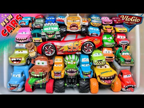 DISNEY PIXAR CARS: Lightning McQueen, Tow Mater, Sally Carrera, Chick Hicks, Doc Hudson, Cruz