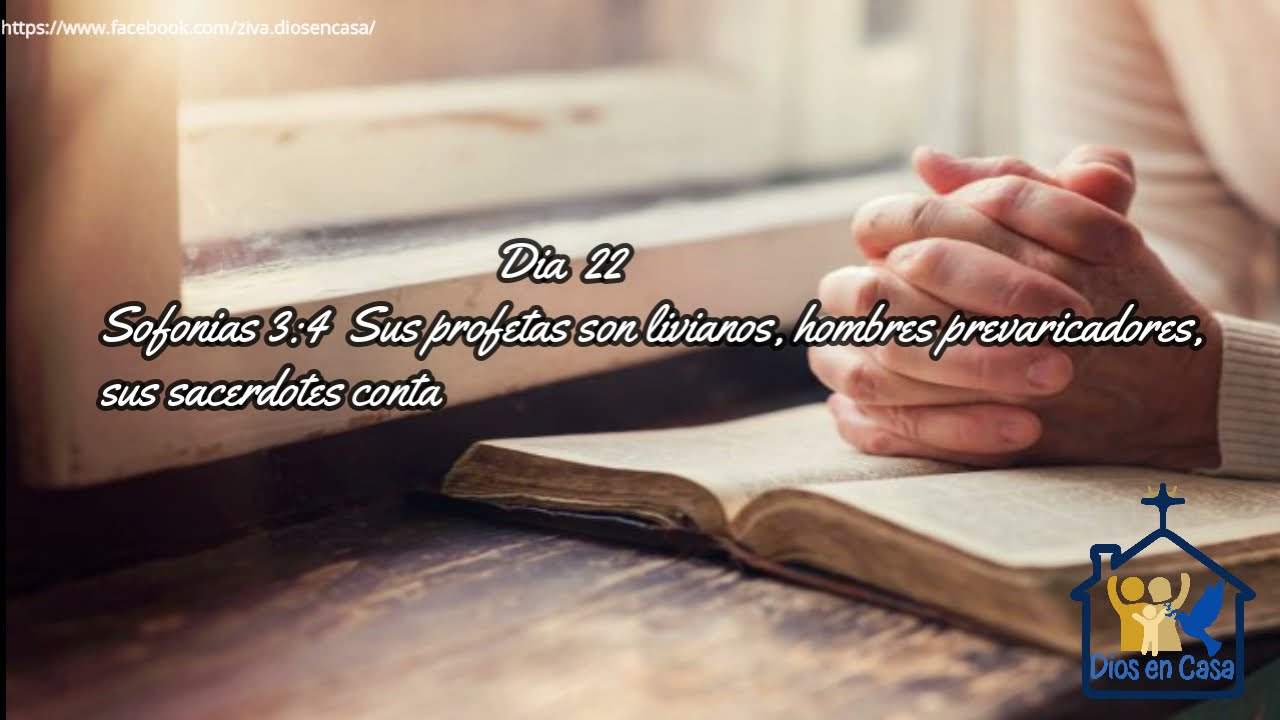 Devocional La Luz de Dios en Ti: Dia 22 Sofonias 3:4 "El Señor nos purifica y nos transforma ...