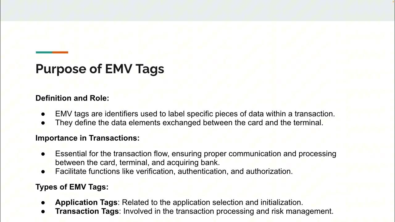 Introduction to EMV Tags - YouTube