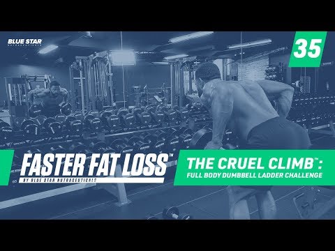 The Cruel Climb™: Full Body Dumbbell Ladder Challenge | Faster Fat Loss ...