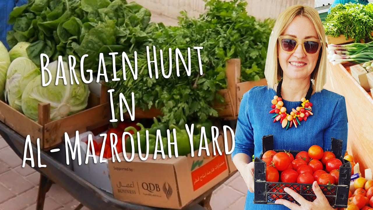 Discovering fresh and local produce at a Qatari farmer's market! - YouTube