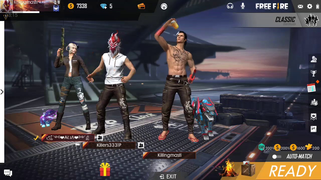 Garena Free Fire collection and review - YouTube