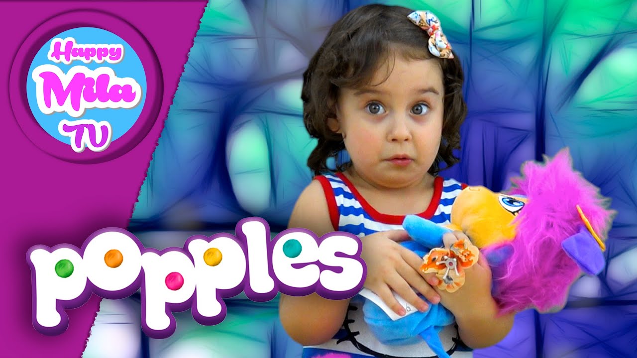 Popples Lulu Talk And Pop Plush Toy Saban interactive toy funny review ...