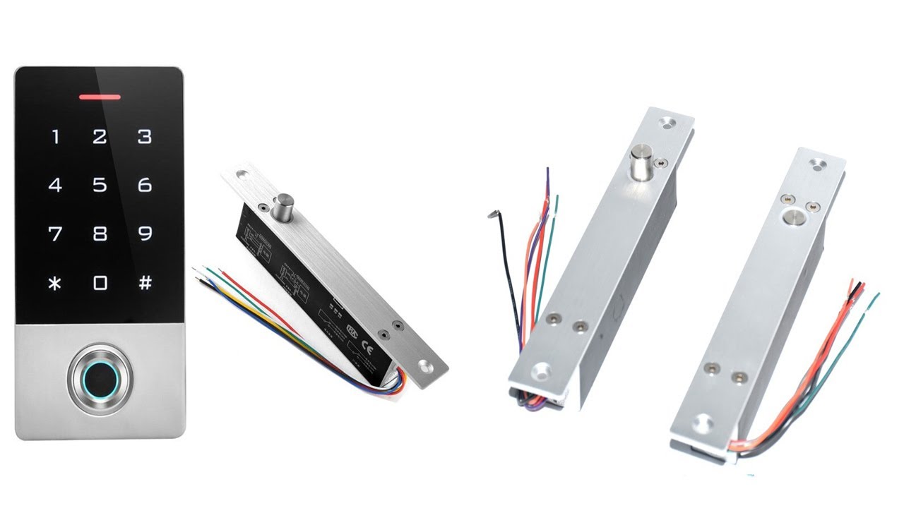 Outdoor ID RFID fingerprint scanner reader with Electric Drop Bolt ...