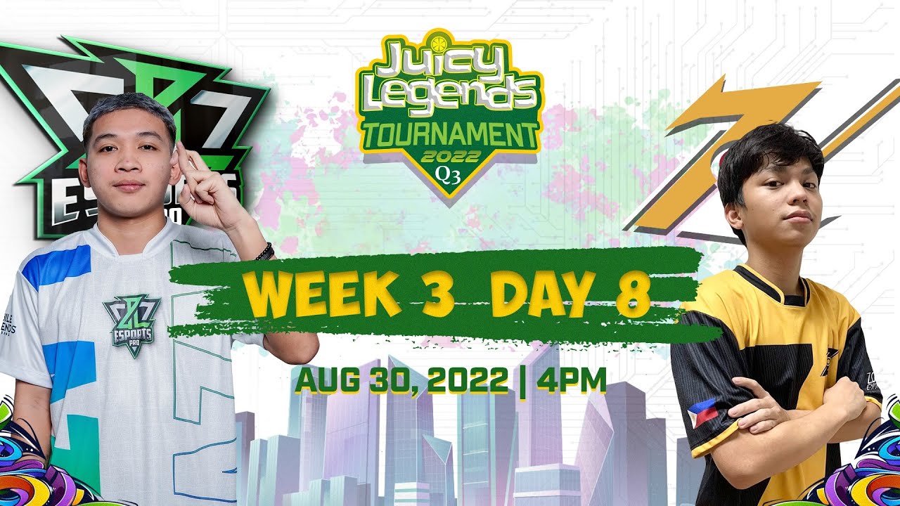 Juicy Legends Tournament 2022 Q3: Group Stage - Week 3 Day 8 - YouTube