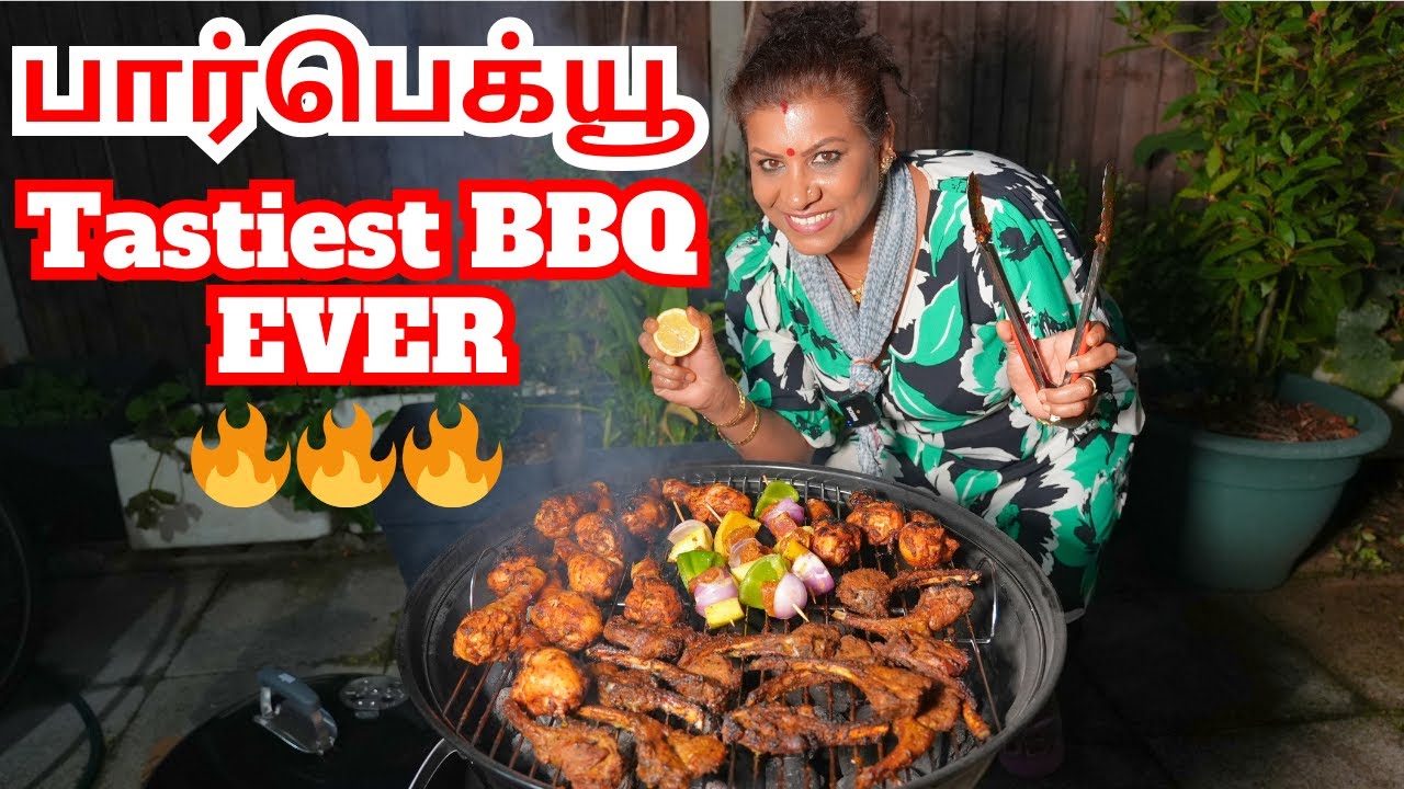 என் குடும்பத்துடன் பார்பெக்யூ 🔥🔥🔥 || THE BEST TASTING BBQ With My ...