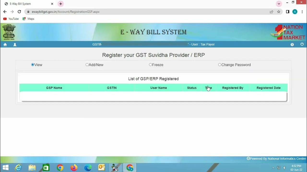 Configuring Multiple GSP's for E Way Bill & E Invoice - YouTube