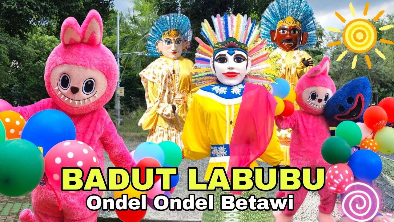 LAGU BECAK mix BALONKU ADA LIMA 💗 BADUT LABUBU JOGET feat ONDEL ONDEL 🥰 ...