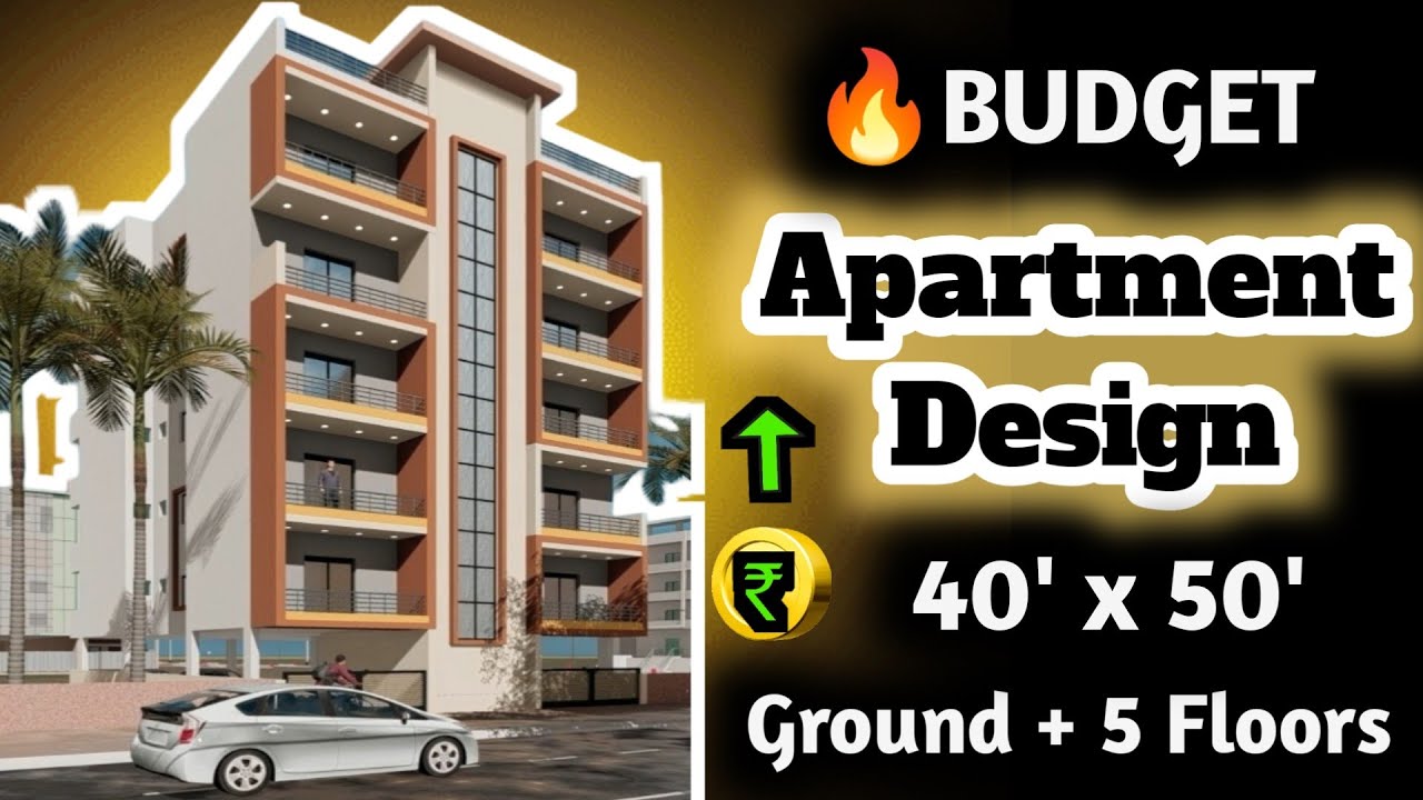Building Plan | Building Layout Design | 5 Floors Building Apartment ...