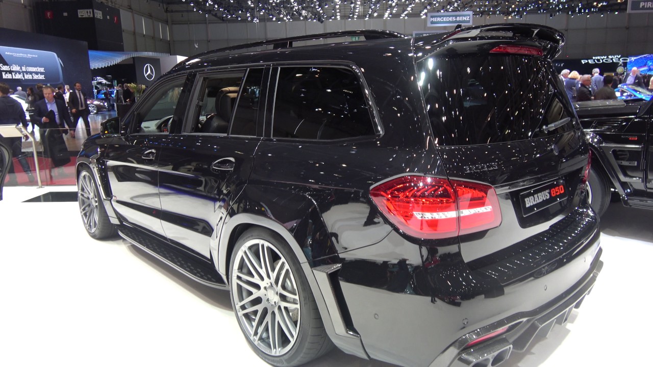 [4K] 850 HP Brabus GLs63 850 FOUR SEATER 6,0 liter displacement at ...
