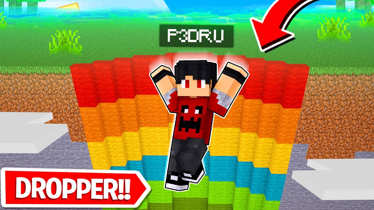P3DRU NO DROPPER 100% IMPOSSIVEL DO MINECRAFT *é serio* ‹‹ P3DRU ...