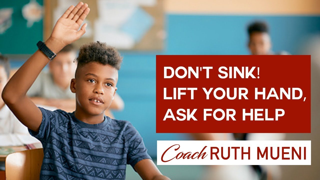 DON'T SINK! Lift a hand and ask for help! - YouTube