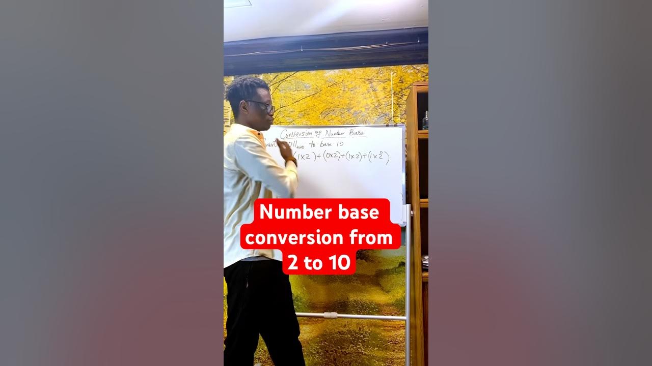 Number base conversion from 2 to 10 in simple steps! #satmath # ...