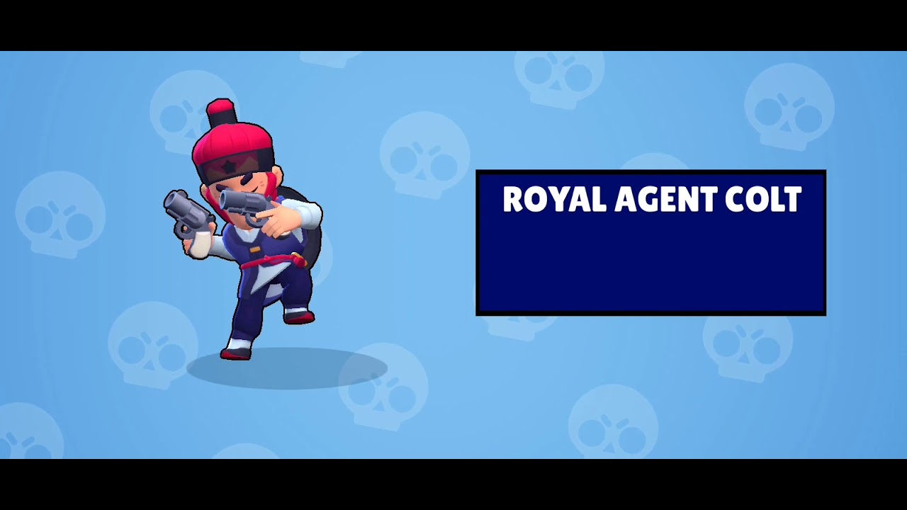 Buying Royal Agent Colt skin in Brawl stars - YouTube