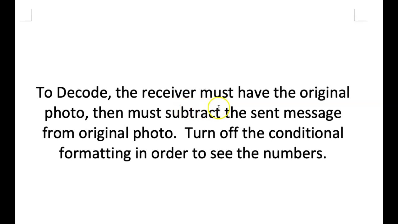 Send a coded message in a Picture! - YouTube