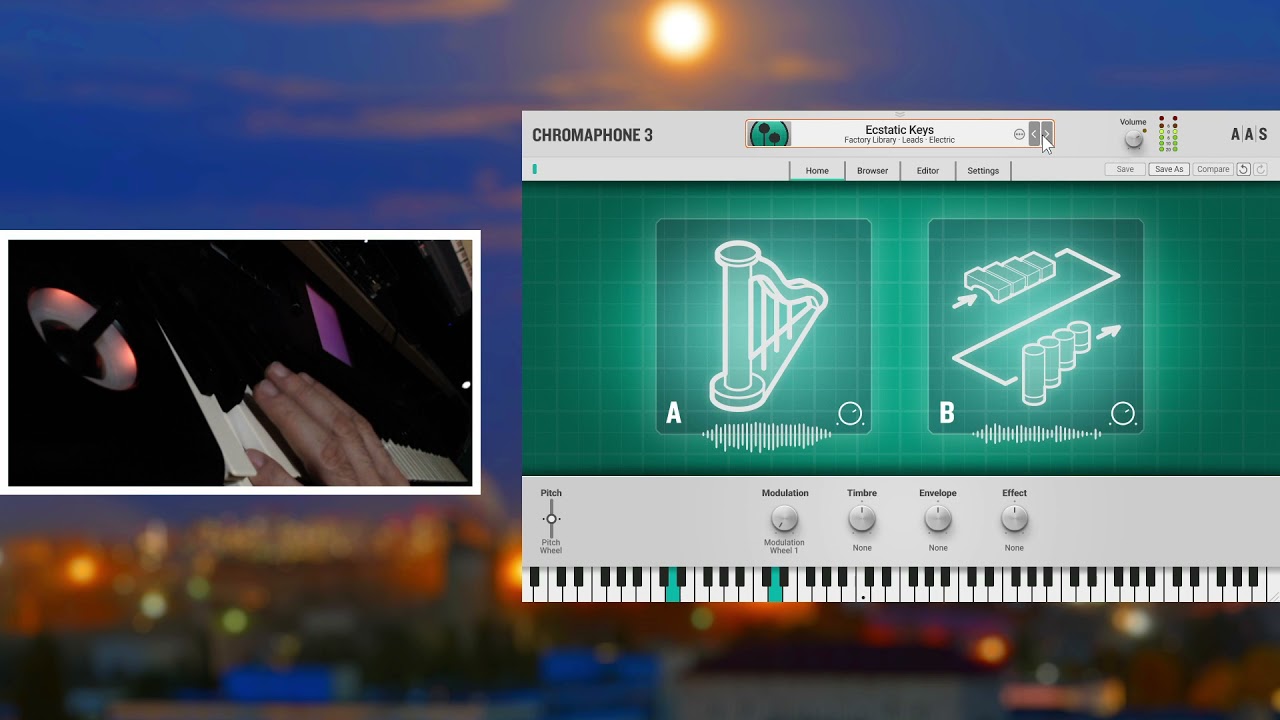 AAS Chromaphone 3 Acoustic Object Synthesizer / Studio Demo Sound ...