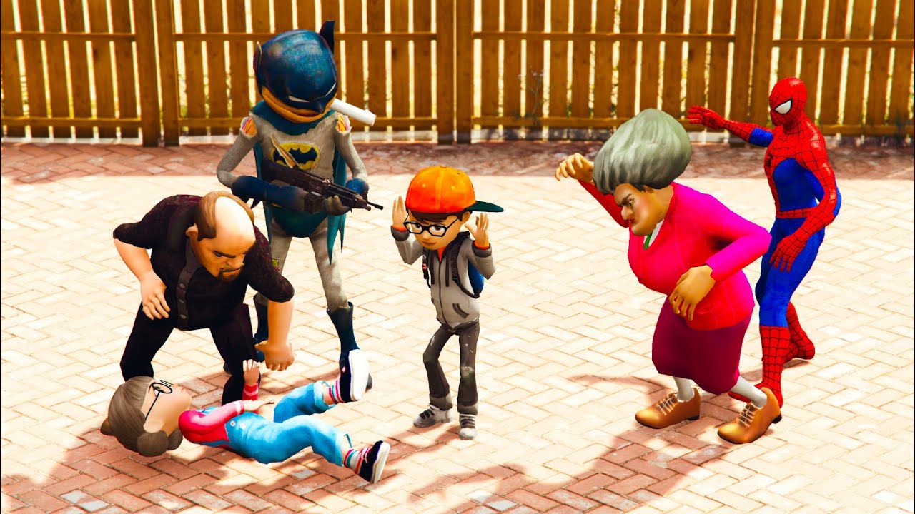 سبايدرمان ينقد أيوب ونبلى من المعلمة الشريرة في الوقت المناسب 😱 هل ذلك ...