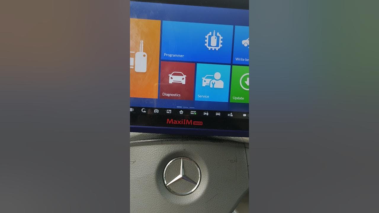 procedure to relearn old Engine ECU on Mercedes Benz - YouTube