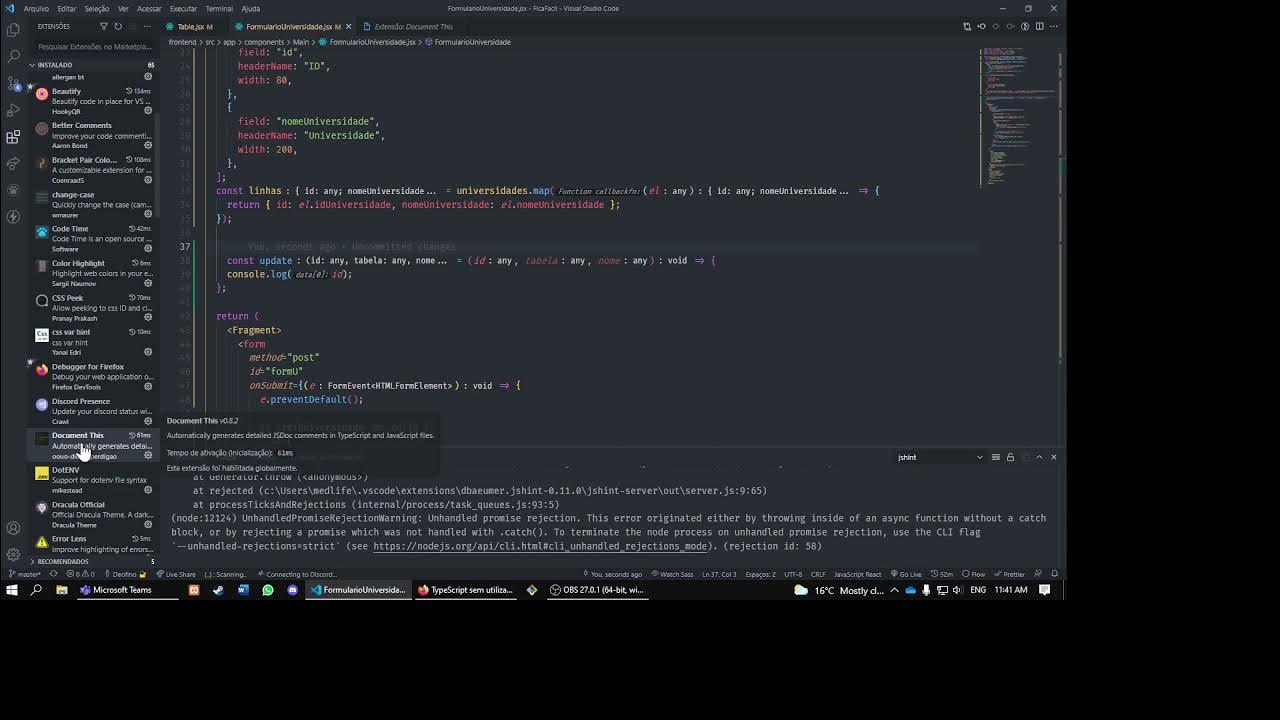 Tipagem com javascript puro? - YouTube