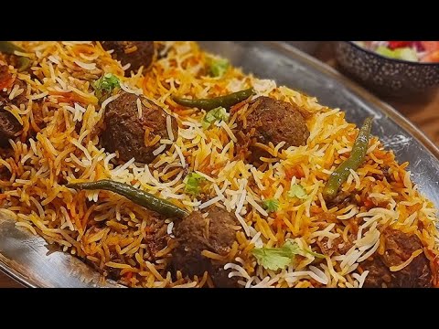 Beef kofta Biryani|Kofta biryani recipe - YouTube