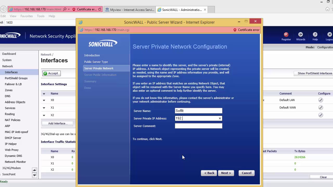 How To Configure Natting !! Allow Ports On Sonicwall TZ Firewall ...