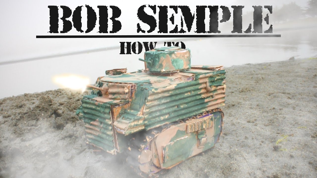WW2 Cardboard Bob Semple | How To - YouTube